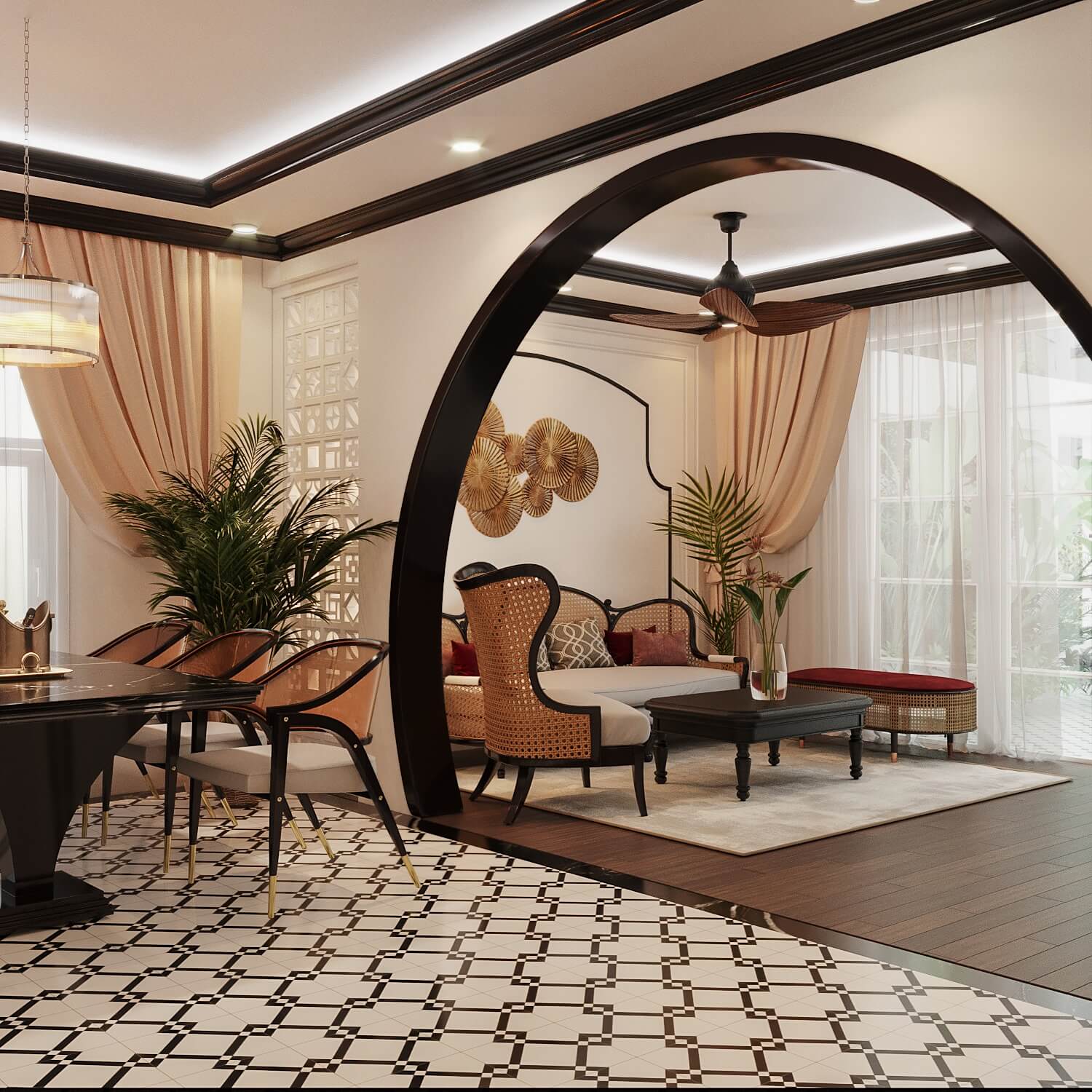 3D Interior Model Kitchen Living Room 0170 Scene 3dsmax - Download 3D ...