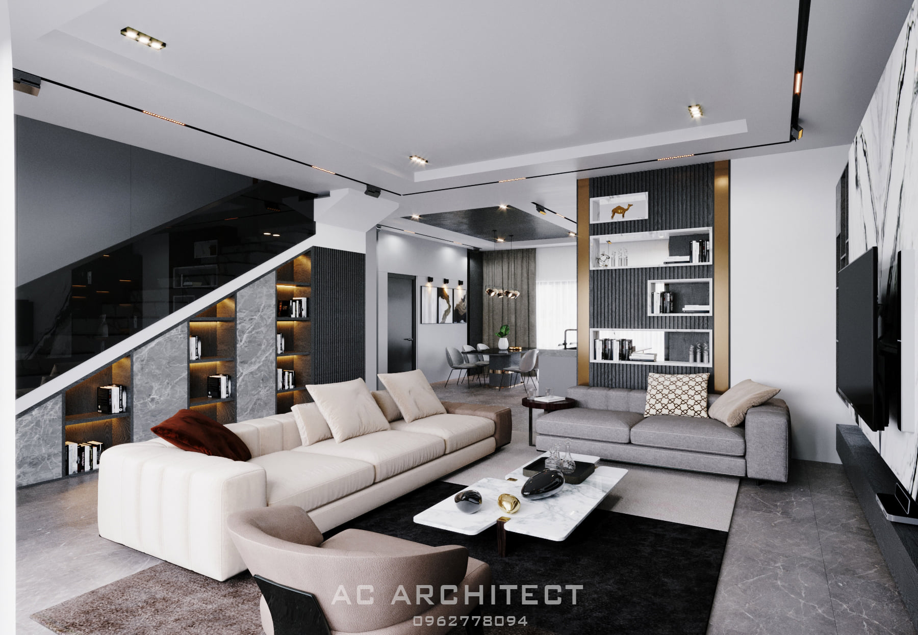 3D Interior Model Kitchen Living Room 0278 Scene 3dsmax - Download 3D ...