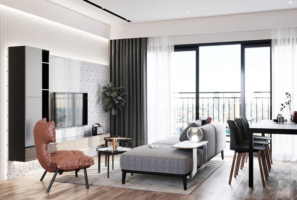 3D Interior Model Kitchen Living Room 056A Scene 3dsmax - Download 3D Model Free 3dskymodel Free ...