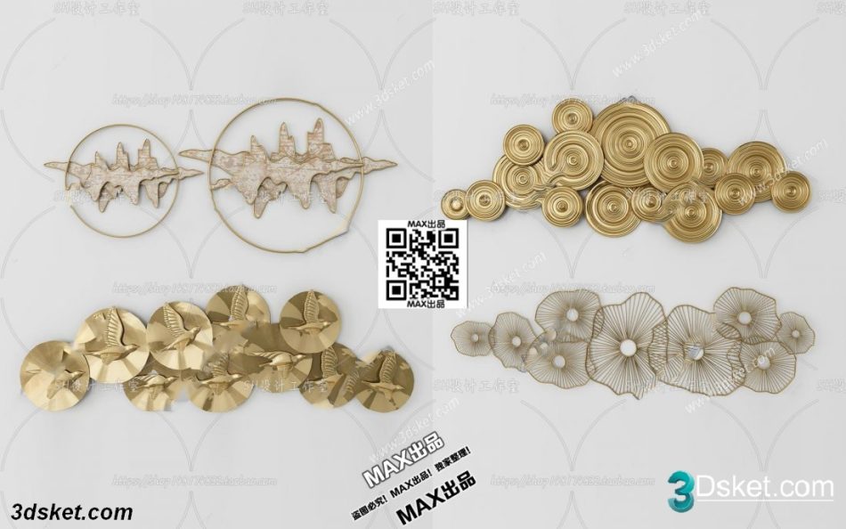 Free Download Wall Decor Model 003 - Download 3D Model Free 3dskymodel ...