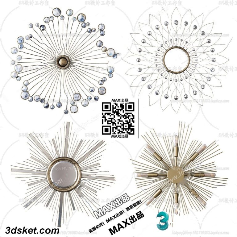 Free Download Wall Decor Model 010 - Download 3D Model Free 3dskymodel ...