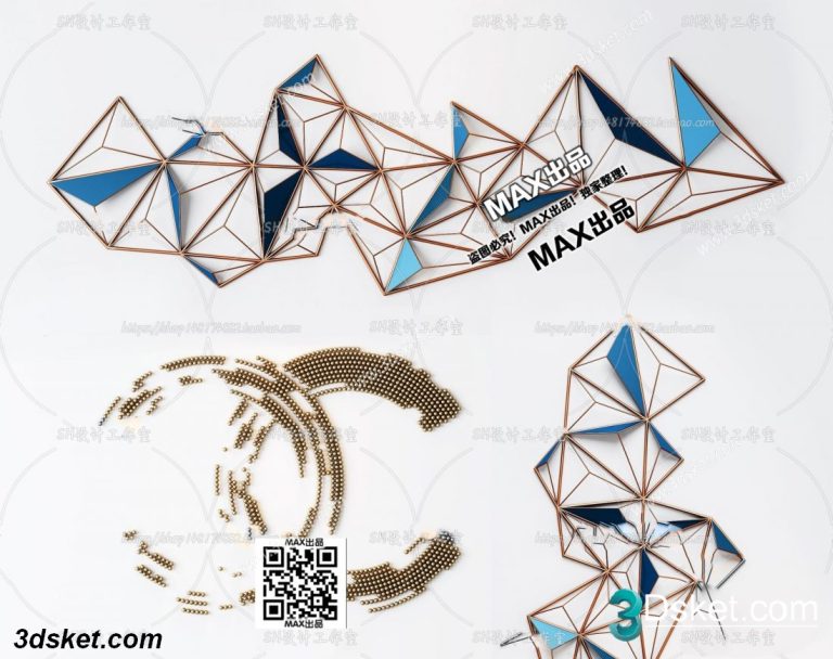 Free Download Wall Decor Model 024 - Download 3D Model Free 3dskymodel ...