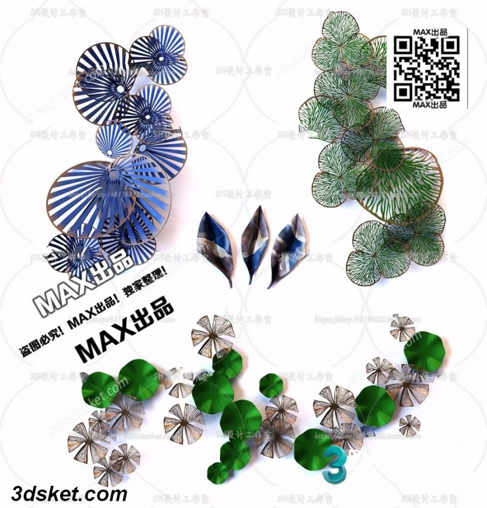 Free Download Wall Decor Model 029 - Download 3D Model Free 3dskymodel ...