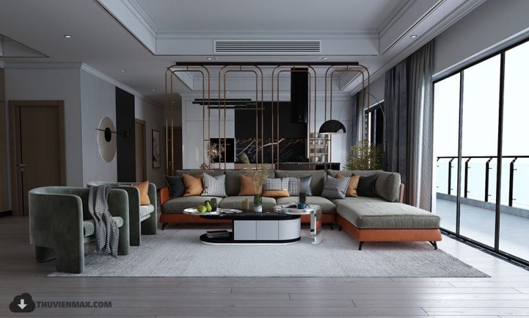 3D Interior Model Living Room 0357 Scene 3dsmax - Download 3D Model ...