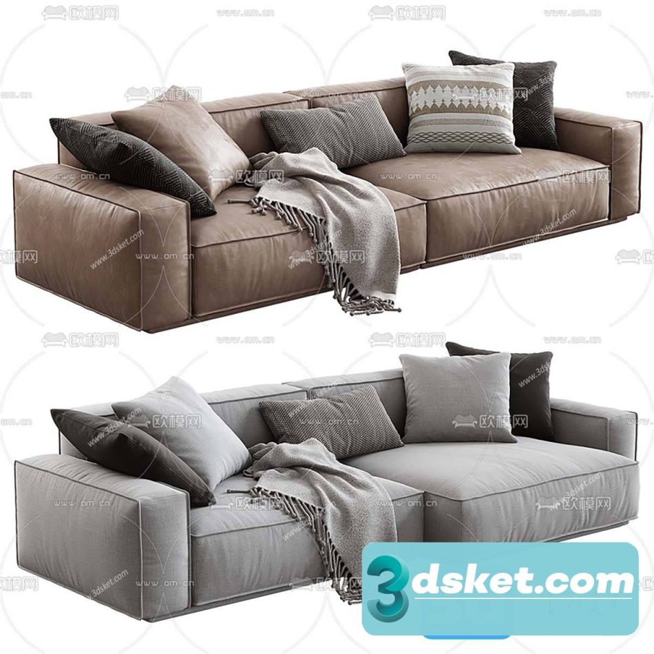 3D Model Sofa Free Download 0842 - Download 3D Model Free 3dskymodel Free, 3Dsket, Interior ...