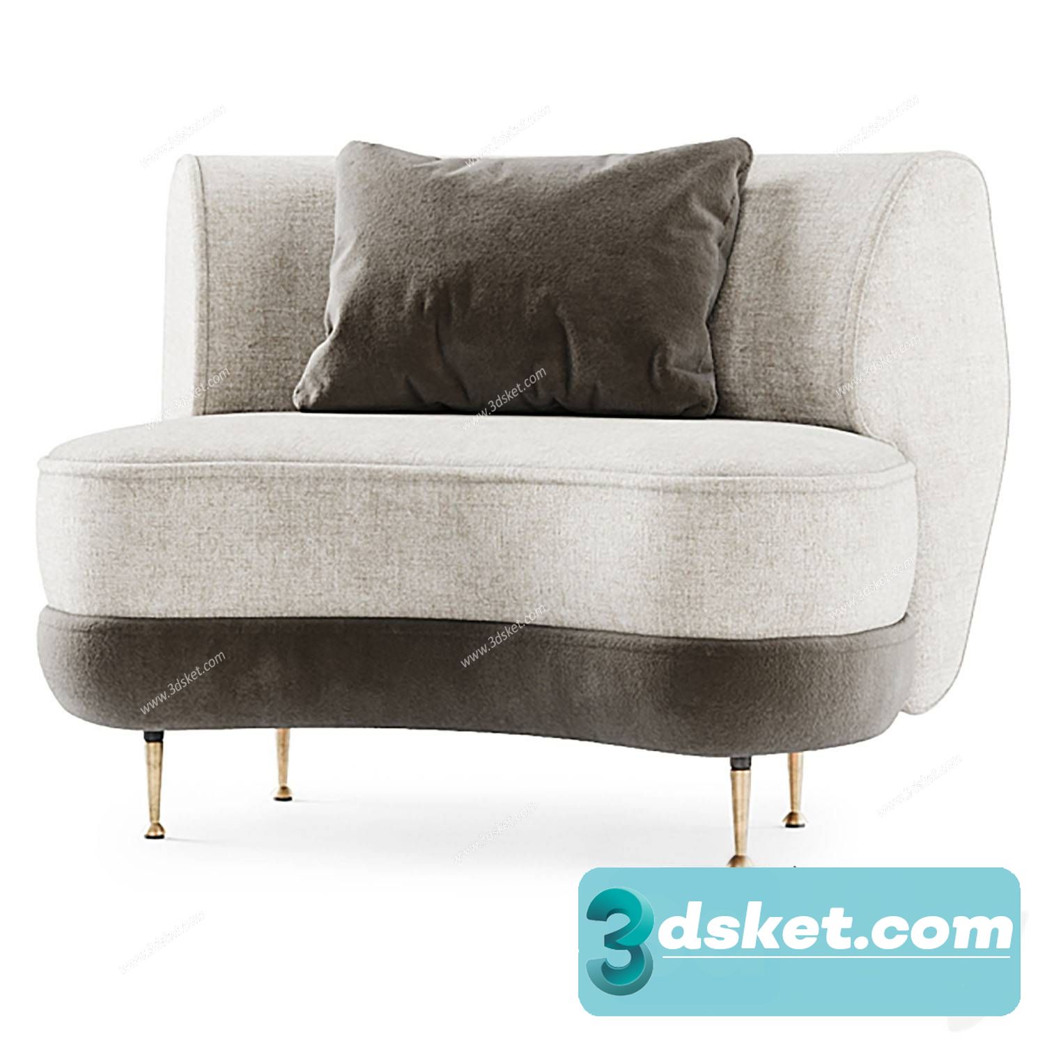 3d Model Sofa Free Download 0781 Download 3d Model Free 3dskymodel
