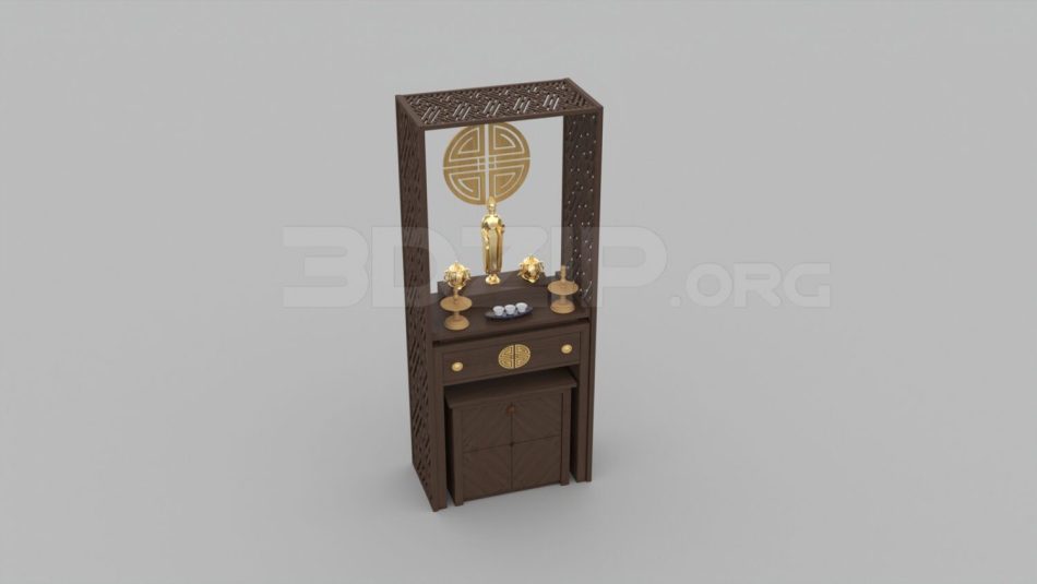 3D Model Altar Room Free Download 03076 - Download 3D Model Free ...