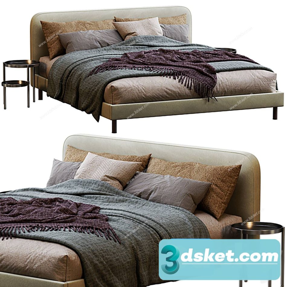 3D Model Bed 549 Free Download - Download 3D Model Free 3dskymodel Free ...